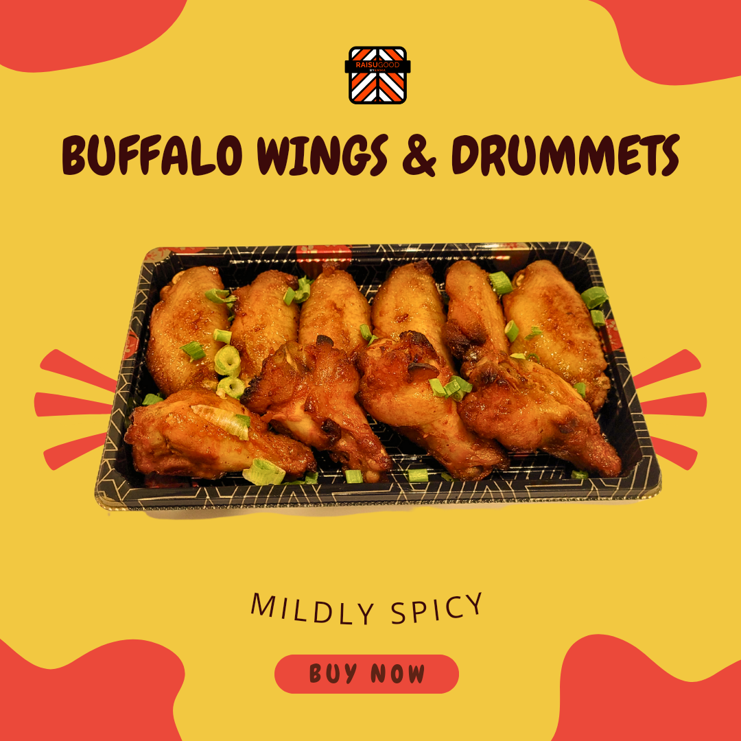 Buffalo Wings & Drummets – Raisugood X Emma's Halal Kitchen